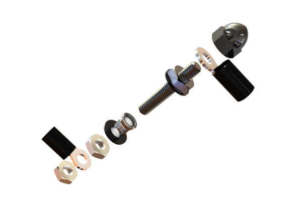 Radium Electrical Bulkhead Stud Kit 6 Pack | RADIUM SHOP